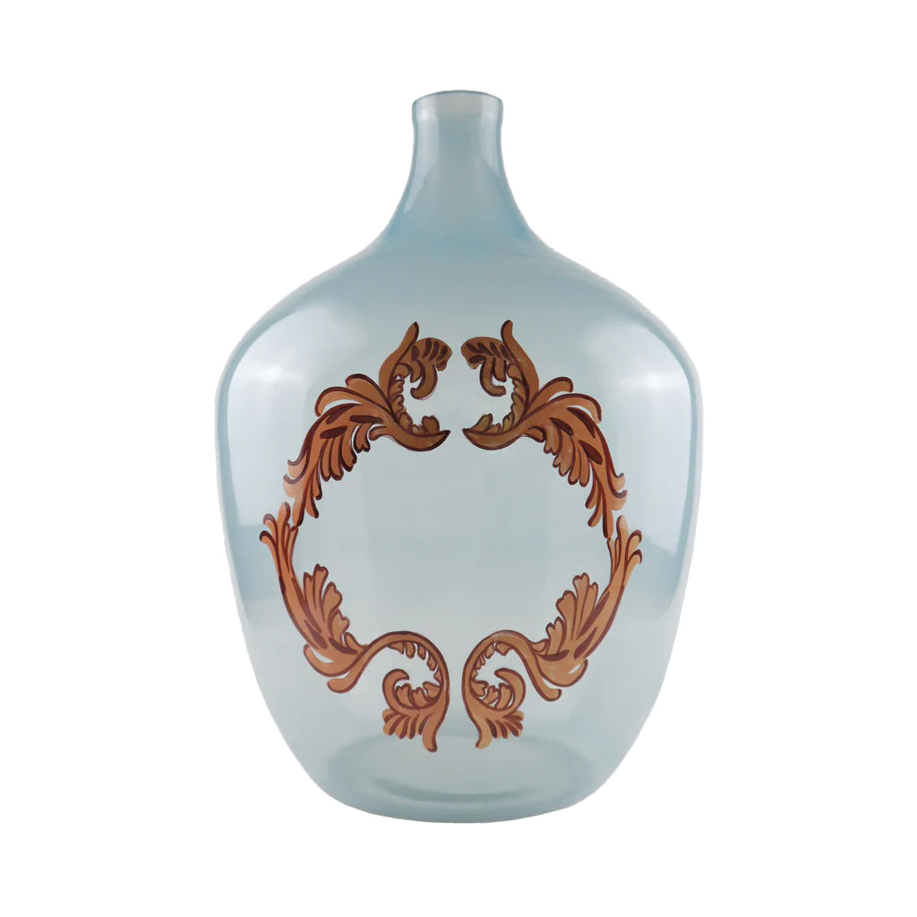 Large Blue Demijohn Bottle – ABODE HOME