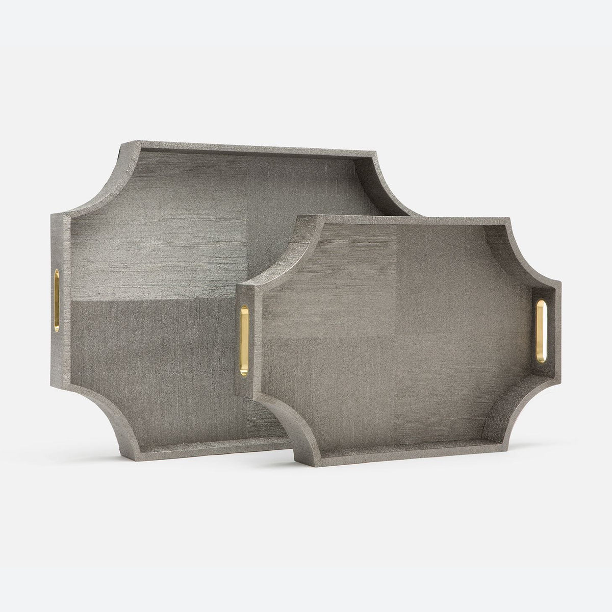Pewter Cut Corner Tray – ABODE HOME