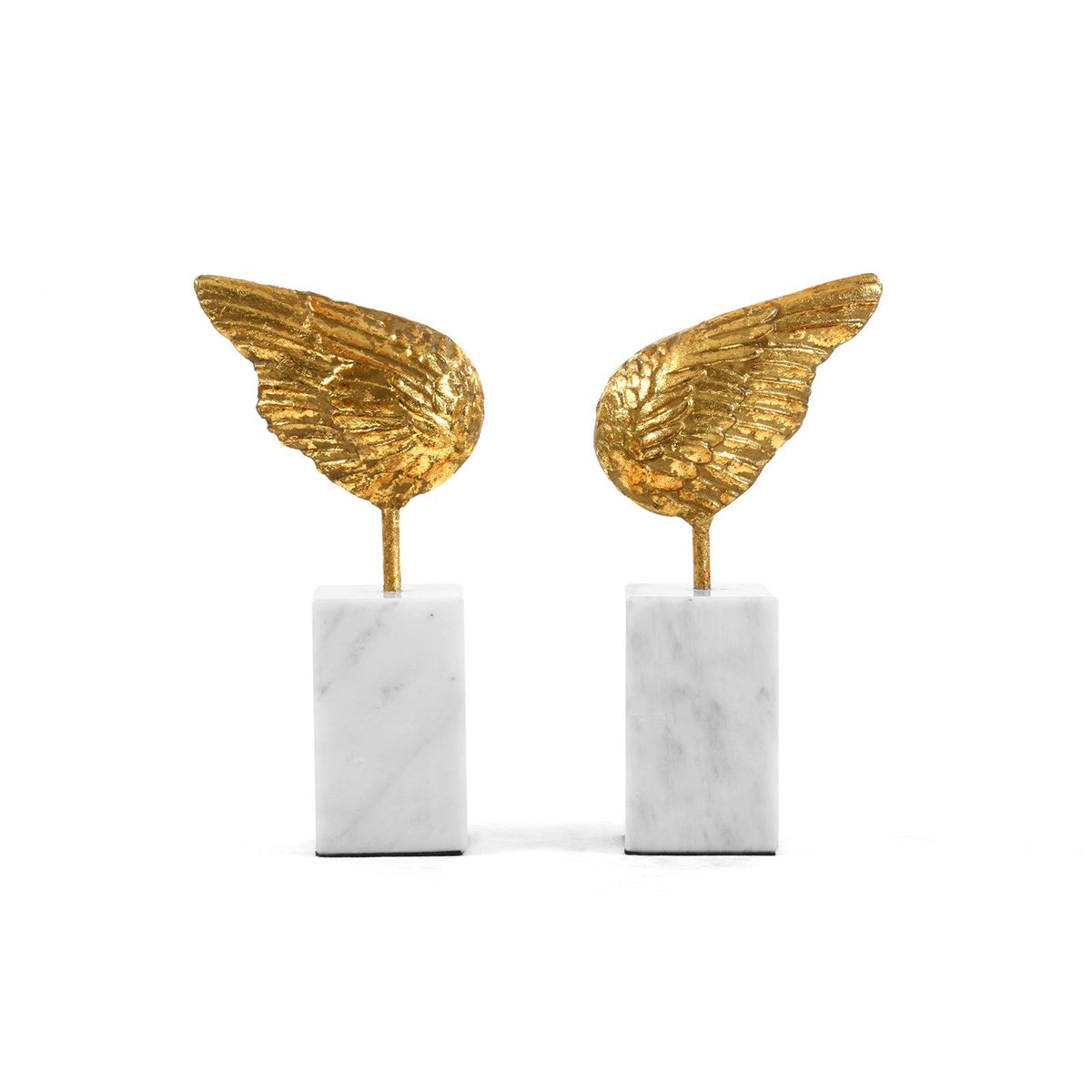 PAIR Gold Wings Statue – ABODE HOME